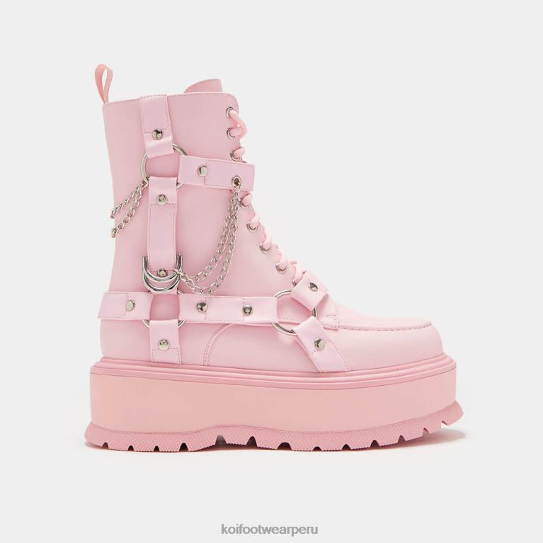 bota | mujer KOI footwear botas con plataforma en colores pastel yami ...
